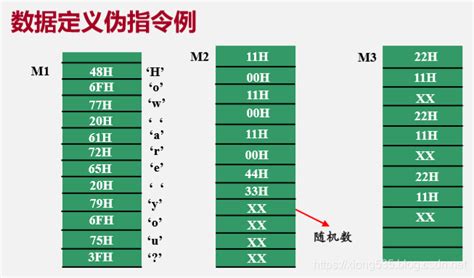 汇编知识点——数据定义伪指令 csdn博客