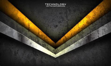3d Gray Rough Grunge Techno Abstract Background Overlap Layer On Dark