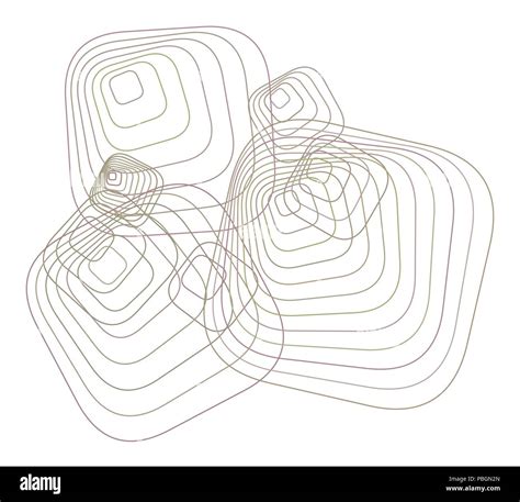 Abstract Conceptual Geometric Rounded Rectangle Pattern Good For Web