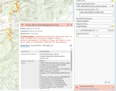 Solved Project Tool Errorraster Export Workaround Esri Community