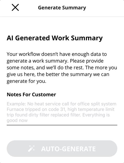 Ai Work Summaries Xoi Technologies