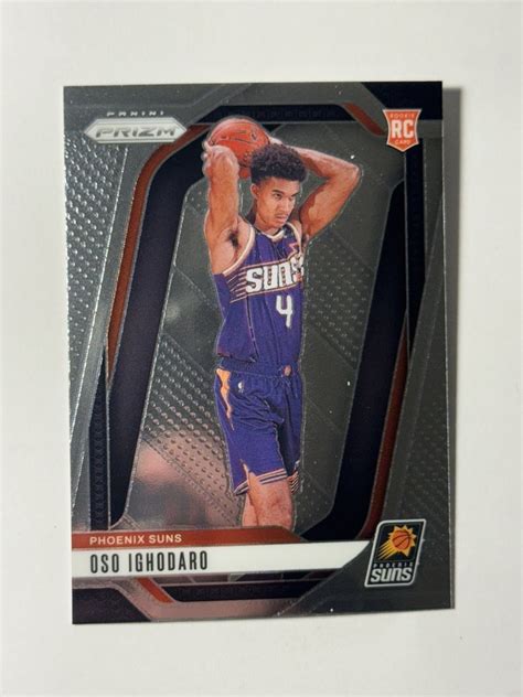 2024 25 Panini Prizm Oso Ighodaro Rc 245 Silver Prizm Rookie Phoenix