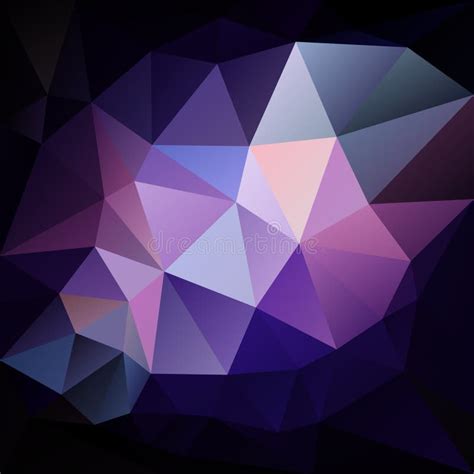 vector irregular polygon background with a triangular pattern in full