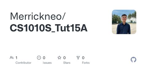 Github Merrickneocs1010stut15a
