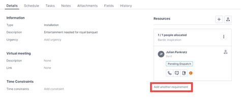 Manage Resource Requirements Skedulo Documentation