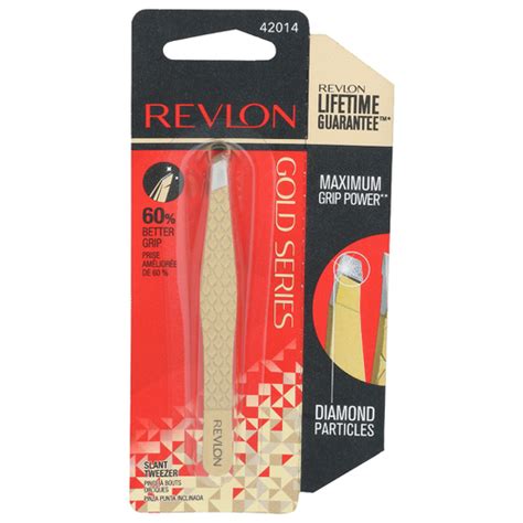 Revlon Gold Series Slant Tweezer 1 Each Brookshires