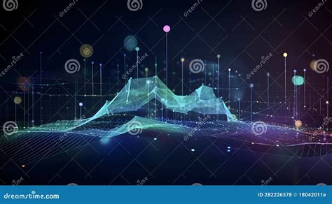 Big Data Stream Futuristic Infographic Digital Futuristic Technology In Smart Cloud Server Ai