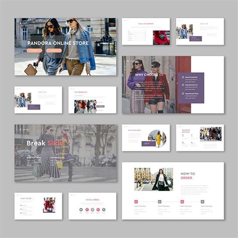 Шаблон презентации Online Store для онлайн магазина Biecom Market скачать на Wildberries