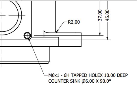 solved problem in performing countersink autodesk community