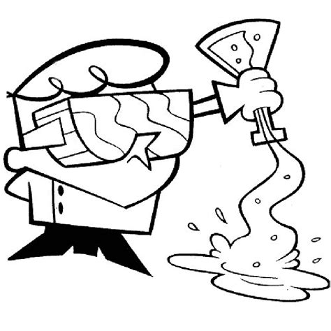 Dexter S Laboratory Free Printable Coloring Page Coloring Home
