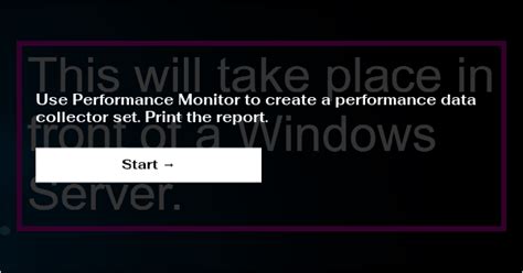 use performance monitor to create a performance data collector set