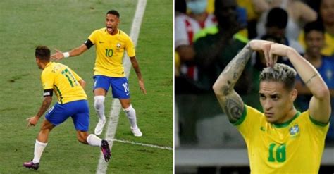 How Neymar Reacted After Seeing Antonys Skills With Brazil