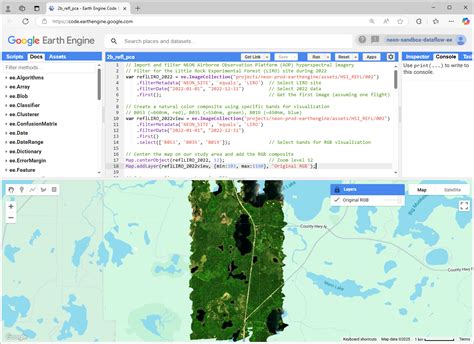 Principal Component Analysis Of Aop Hyperspectral Data In Gee Nsf Neon Open Data To