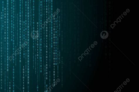 Vector Illustration Of Binary Data And Streaming Code Creating An Abstract Technology Background