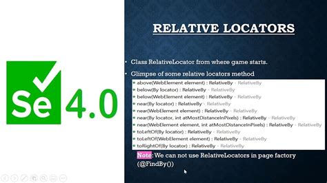 Introduction To Latest Selenium 4 Features Youtube