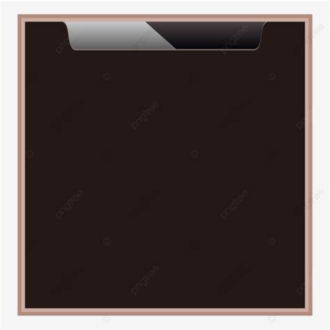 Premium Texture Metal Black Border Text Box Vector Frame Blackboard Texture PNG And Vector