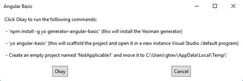 Angular Basic Project Template Visual Studio Marketplace