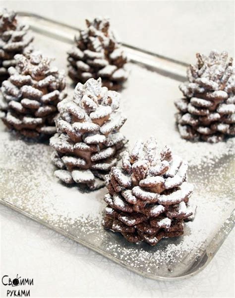 Шишки из шоколадных хлопьев