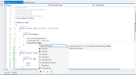 [bug] how to hide base class public api s from derived class in xaml