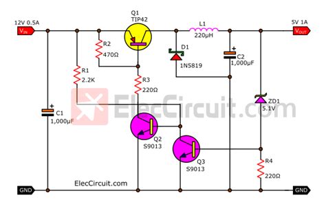 4 Buck Converter Circuit Step Down Converter