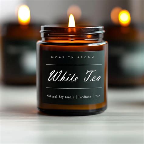 Moasitn White Tea Heavenly Scented Candles For Home
