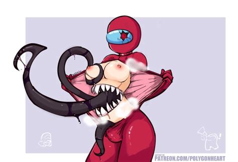 Rule 34 1girls Among Us Areolae Bodysuit Breasts Breasts Out Broken