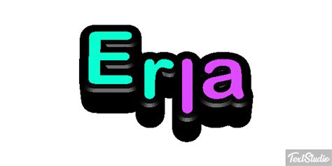 Erla Nombre Diseños De Logotipos  Animados