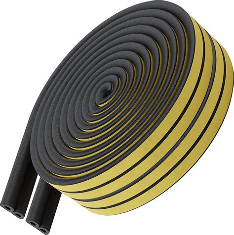 Home Intuition Foam Weather Stripping Seal For Doors Windows Soundproof