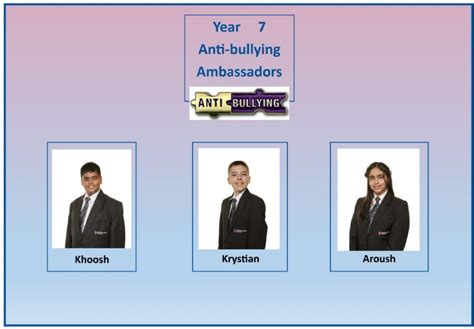 Woodlands School Pupil Anti Bullying Ambassadors