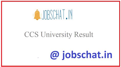 CCS University Result Out CCSU UG PG Result