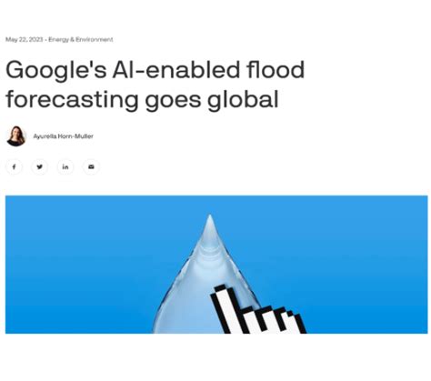 Flood Forecasting Google Research