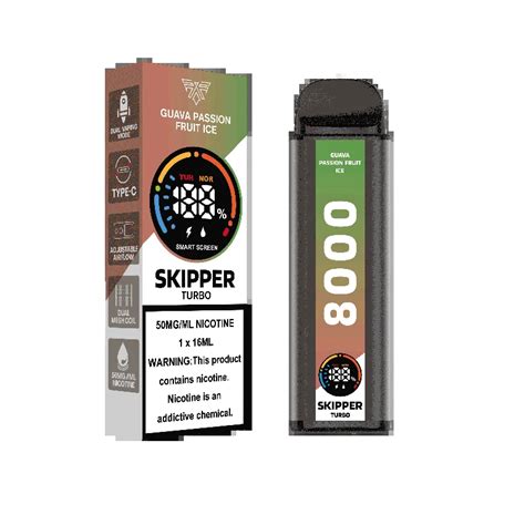 Guava Passion Fruit Ice Skipper Turbo 10k Disposable