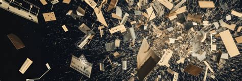 Explosive Fragments Of Sheet Music In Dynamic Scene Stock Illustration Illustration Of Dynamic