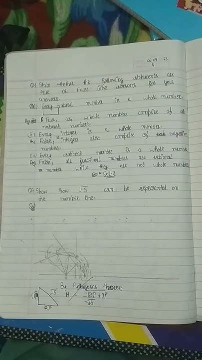 Class 9th Maths Chapter 1 Number Systems Introduction Exercise 11