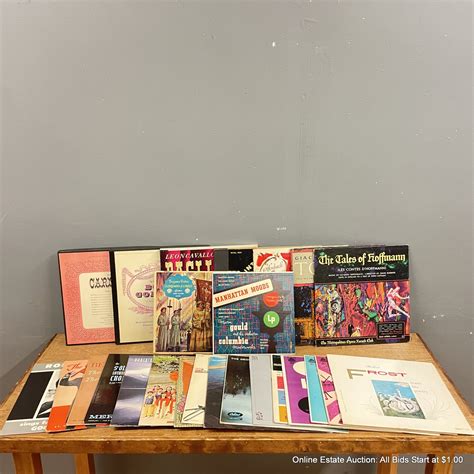 Vintage Vinyl Records Including Autographed Ron Husmann Mormon Tabernacle Choir St Olaf Choir