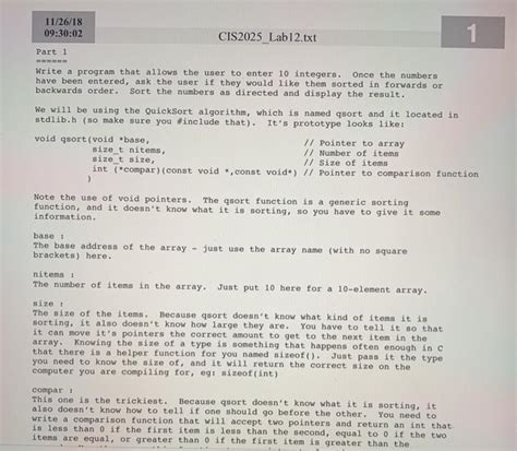Solved Part 1 Write A Program That Allows The User To Enter