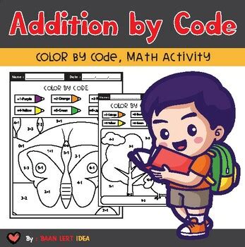 Addition By Code Addition To 10 Color By Number Color By Code