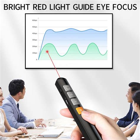 Ppt Red Laser Page Turning Pen 24g Rf Wireless Presentation Presenter