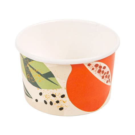 Pot à Glace En Carton Tropical 70 Ml Paquet De 50 Unités