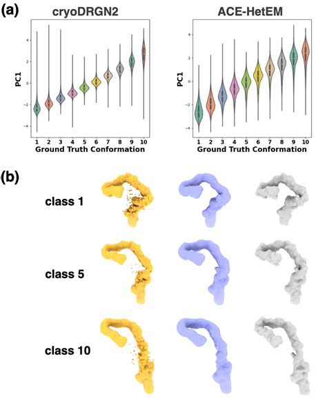 Classification Results For The 1d Motion Dataset A Violin Plots Of