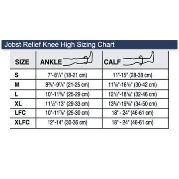 Jobst Relief Knee High Ape Medical