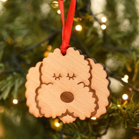 Cockapoo Wooden Christmas Hanging Decoration Perfect For Your Etsy Uk