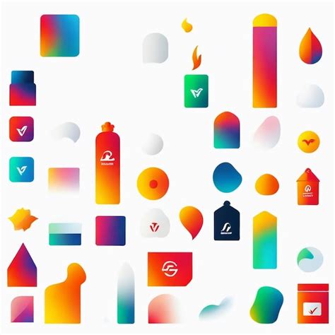 A Colorful Collection Of Bottles And One With A Different Design Premium Ai Generated Vector
