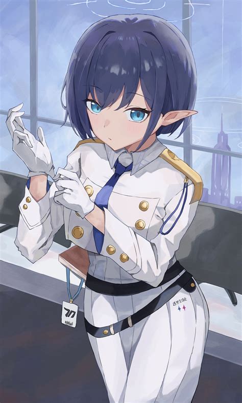 Aoi Blue Archive Drawn By Higashiwun Izumi Danbooru