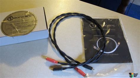 Sonic Art Silver Reference Rca Interconnects 1 Mtr For Sale Aussie Audio Mart