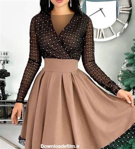 عکس لباس چین دار