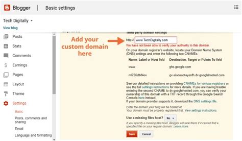 How To Add Custom Domain To Blogger With Godaddy Tech Digitally