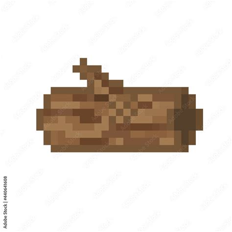 Trunk Icon Concept Illustration Pixel Art Stock Illustration Adobe Stock