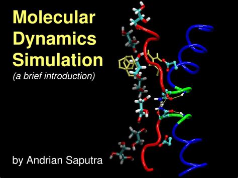Ppt Molecular Dynamics Simulation Powerpoint Presentation Free