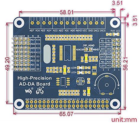 Sainsmart Raspberry Pi Adda High Precision Expansion Sheild Board